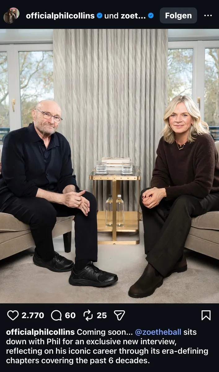Phil Collins - bbc sounds , plus new interview - In the Air Tonight ...
