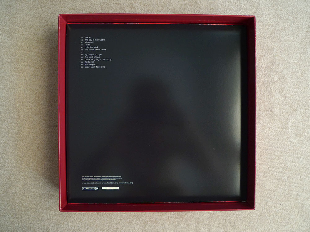 Peter Gabriel: Scratch My Back - Deluxe Boxset (2010) : Genesis News ...