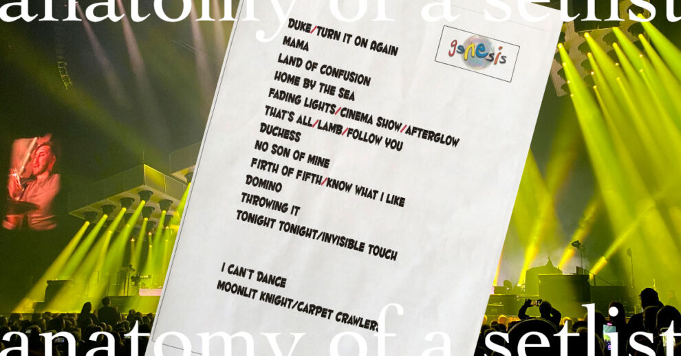 Genesis - Anatomy of The Last Domino - setlist analysis : Genesis News ...