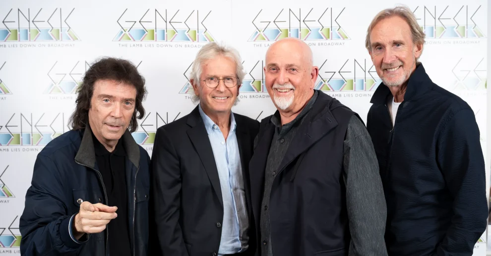 Four members of Genesis at Lamb Dolby ATMOS event in London - Genesis ...