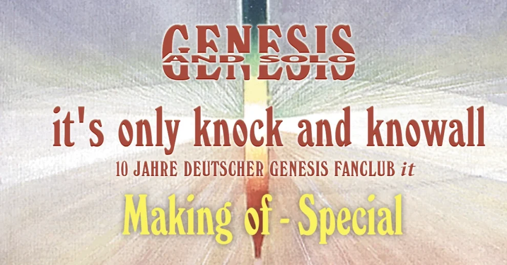 10 years 'it' - Genesis & solo - It’s Only Knock And Knowall - Making ...